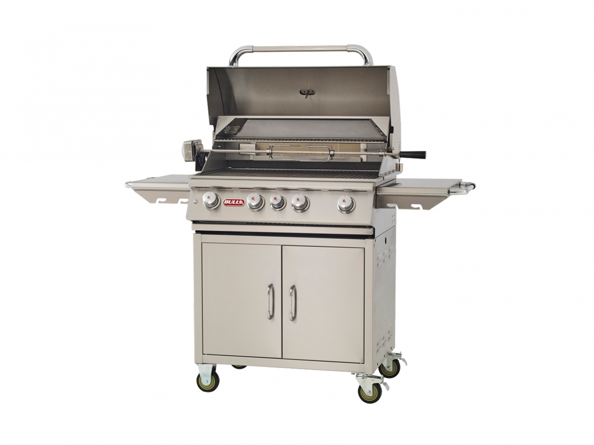 Bull BBQ | Angus 4-Burner Stainless Freestanding Gas Grill – Bull BBQ NZ